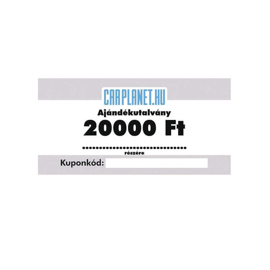 Carplanet ajándék vásárlási utalvány - 20000 Ft